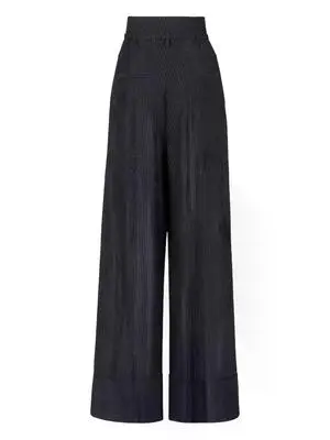 Fendi Pinstriped Wool Trousers