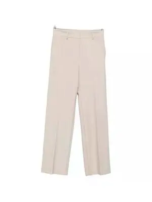 Antonelli Firenze Robinia Pressed-crease Straight-leg Trousers - Neutrals
