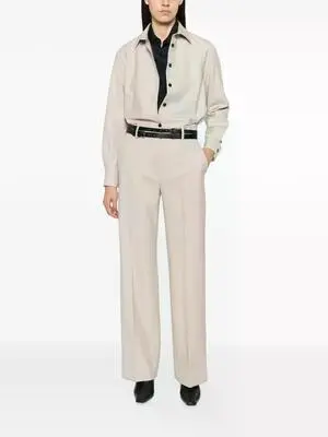 Antonelli Firenze Robinia Pressed-crease Straight-leg Trousers