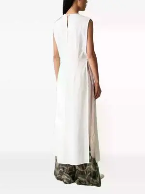 VICOLO Sleeveless Side-slit Maxi Dress