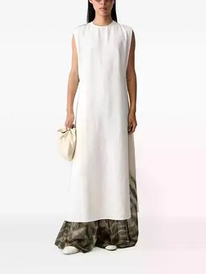 VICOLO Sleeveless Side-slit Maxi Dress