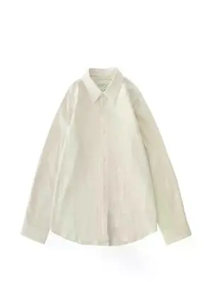 Studio Nicholson View Seersucker Striped Shirt