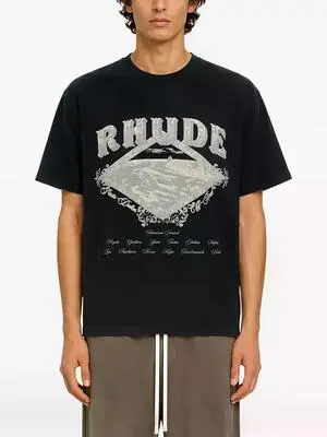 Rhude Graphic-print T-shirt - Black