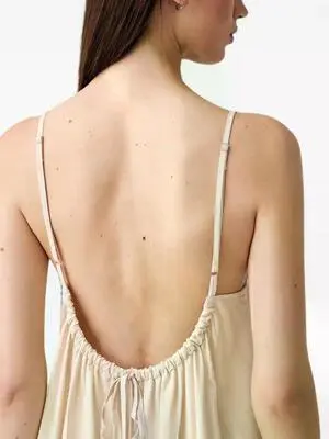 VICOLO Spaghetti-strap Scoop-back Maxi Dress