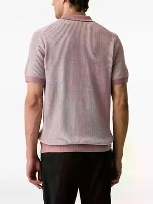 JOOP! Textured-knit Polo Shirt