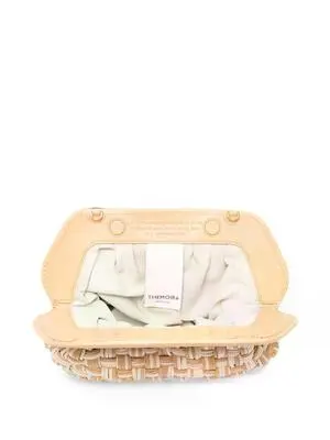 THEMOIRE Bios Woven Clutch Bag