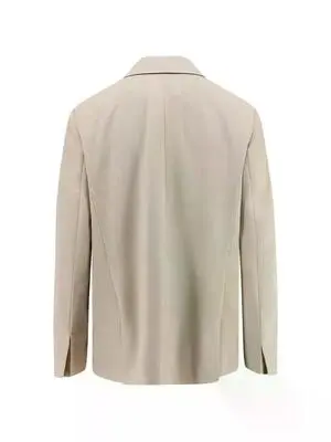 Closed Single-breasted Peak-lapel Blazer