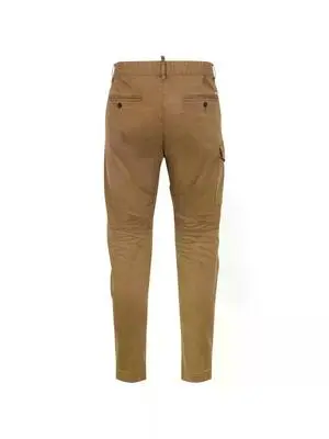 Dsquared2 Button Cargo Pants - Brown