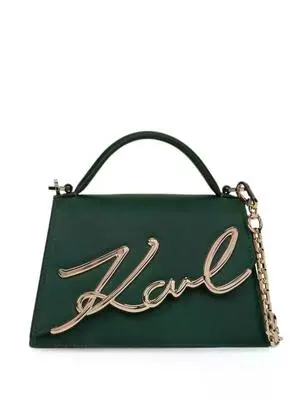 Karl Lagerfeld Small K/signature Crossbody Bag - Green