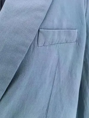 Closed Single-breasted Peak-lapel Blazer
