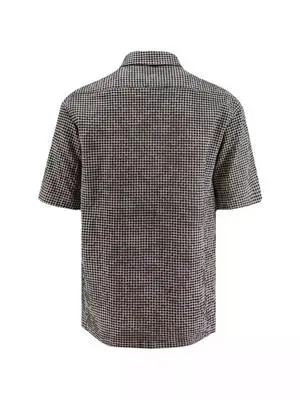 HEVO Check-pattern Short-sleeve Shirt