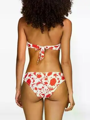Heidi Klein Evia Floral-print Seersucker Halterneck Bikini Top
