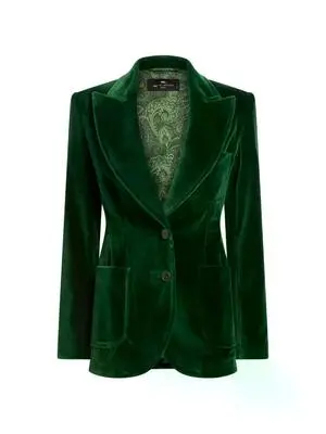 Etro Velvet Jacket - Green