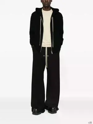 Rick Owens Zip-up Drawstring Hoodie