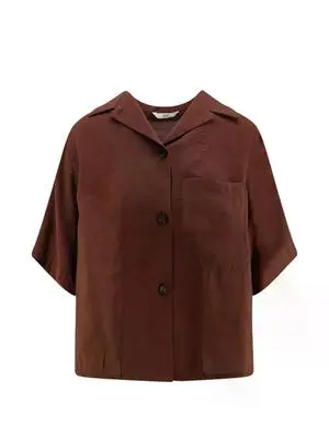 HEVO Novoli Short-sleeve Shirt - Brown
