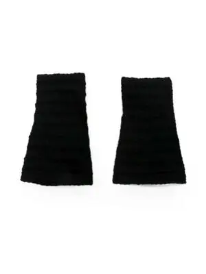 LISA YANG Zarie Ribbed-knit Fingerless Gloves