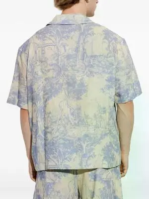 Off-White City Nature Linen Bowling Shirt