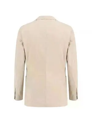 LARDINI Pin-detail Notch-lapel Blazer - Neutrals