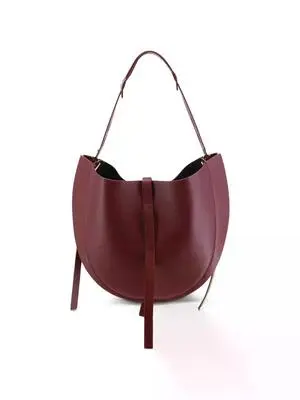 MINOBOSSI Lizzie Leather Shoulder Bag - Red