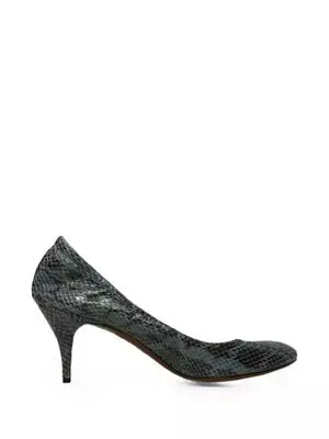 LANVIN Snake-skin Print Pumps - Grey