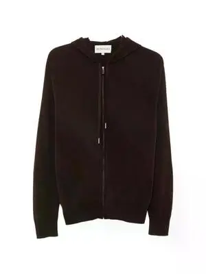 Eric Bompard Zip-up Drawstring Hoodie - Brown