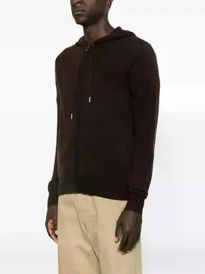 Eric Bompard Zip-up Drawstring Hoodie