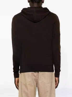Eric Bompard Zip-up Drawstring Hoodie