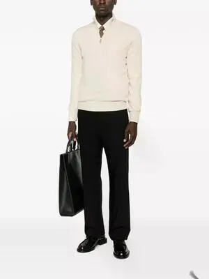 Brunello Cucinelli Quarter-zip Knitted Sweater