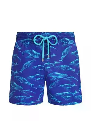 Vilebrequin Whale-print Swim Shorts - Blue