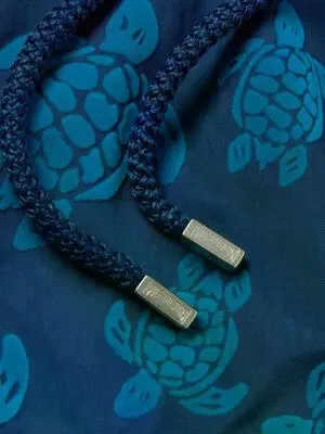 Vilebrequin Turtle-print Drawstring Swim Shorts