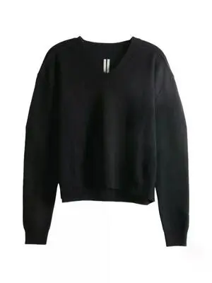 Rick Owens V-neck Sweater - Black