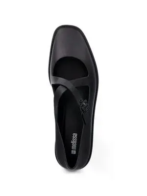 Melissa Cross-strap Buckle Ballet Flats
