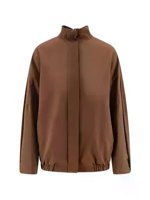 HEVO Porto Selvaggio High-collar Jacket - Brown