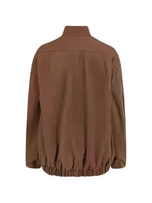 HEVO Porto Selvaggio High-collar Jacket - Brown