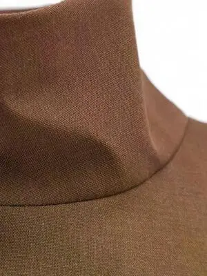 HEVO Porto Selvaggio High-collar Jacket - Brown