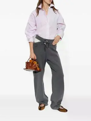 Attico Cotton Slit Detail Track Pants