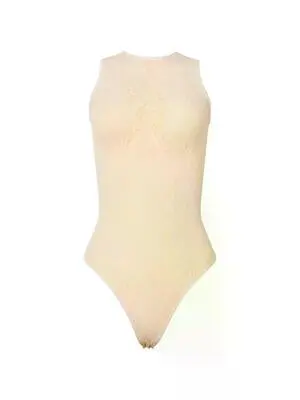 Wolford Infinite Rose Net Bodysuit
