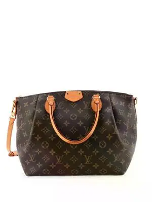 LOUIS VUITTON Turenne Handbag Monogram Canvas Mm Satchel - Brown