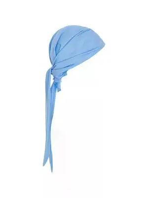 NOIRE SWIMWEAR Self-tie Head Scarf - Blue