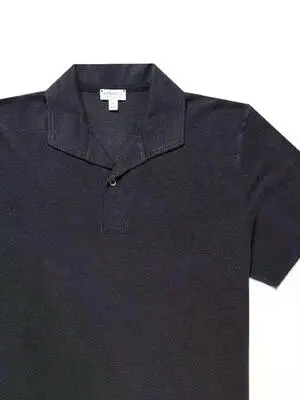 Sunspel Short-sleeve Polo Shirt - Blue