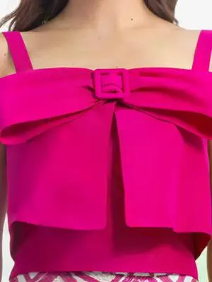 GEMY MAALOUF Bow-detail Top