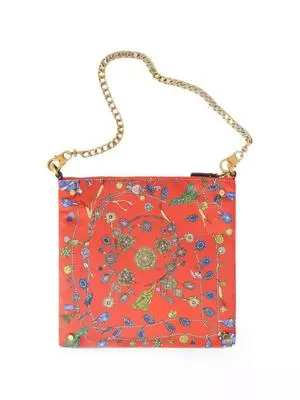 Versace Cabine Printed Duchesse Shoulder Bag