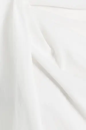 Adam Lippes Feyda Twisted Cottonpoplin Top
