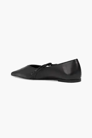 ANINE BING Nikki Leather Pointtoe Flats