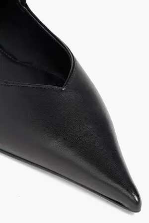 ANINE BING Nikki Leather Pointtoe Flats