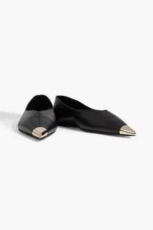 ANINE BING Nina Leather Pointtoe Flats