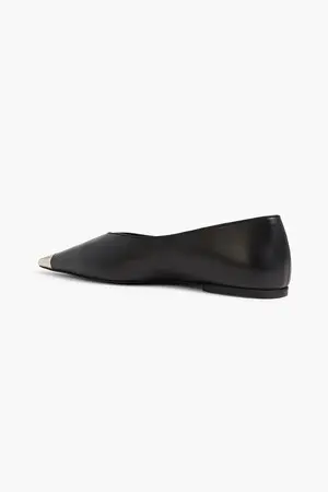 ANINE BING Nina Leather Pointtoe Flats