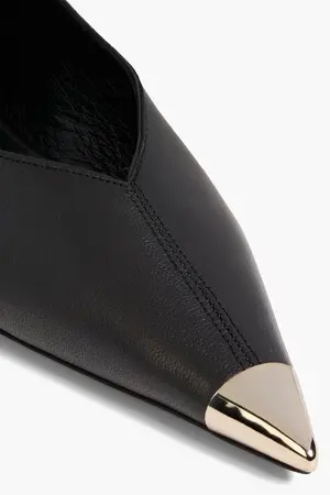 ANINE BING Nina Leather Pointtoe Flats