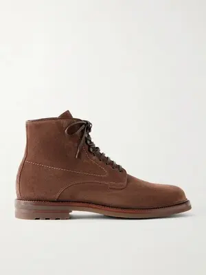 Officine Creative Aston Flexi 003 Suede Lace-up Boots - Brown