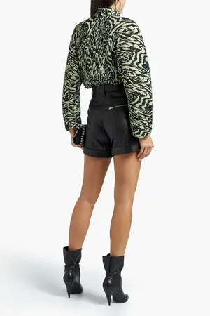 Isabel Marant Étoile Cedar Leather Shorts